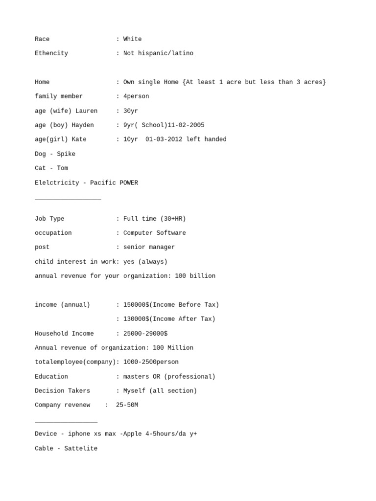 KSEG-FM Listener Profile Summary | PDF