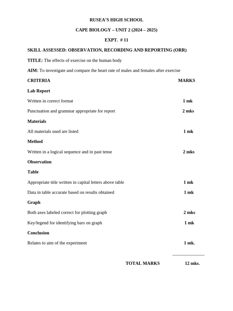 Expt # 11 (Orr) | PDF