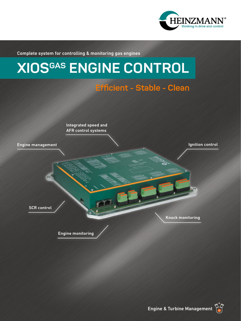 XIOSGAS Engine Control Solutions | PDF | Programmable Logic Controller ...