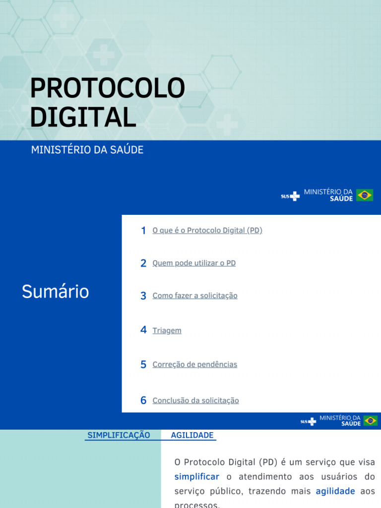 Manual 0030240520 Cartilha Do Usuario Protocolo Digital | PDF