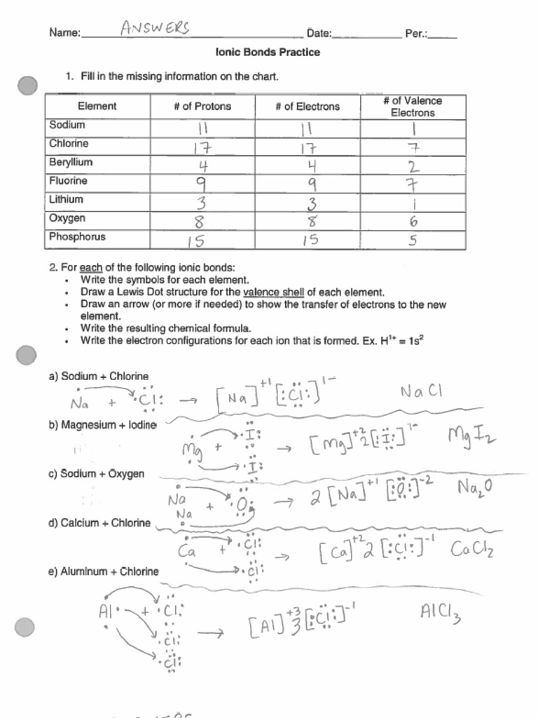 Biology Bonding Practice1 | PDF