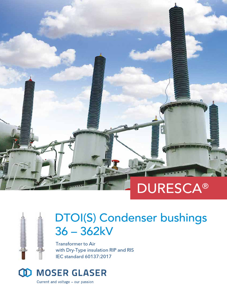 Aislador Moser Glaser DTOI - S | PDF | Insulator (Electricity ...