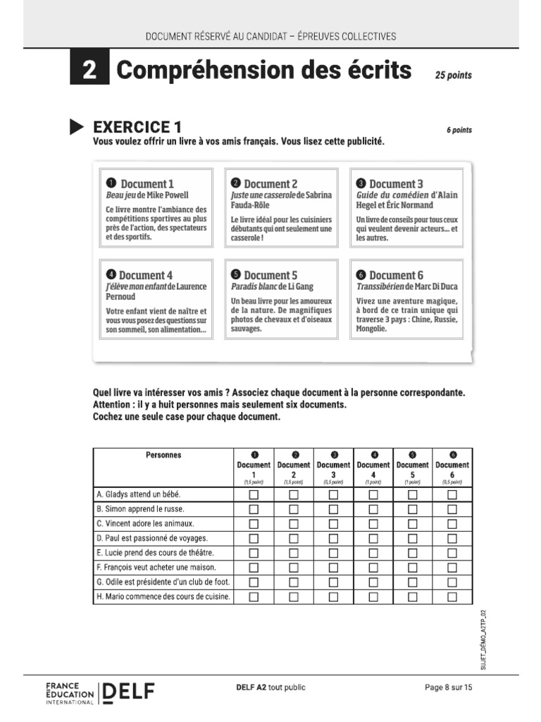 Test de comprehension | PDF