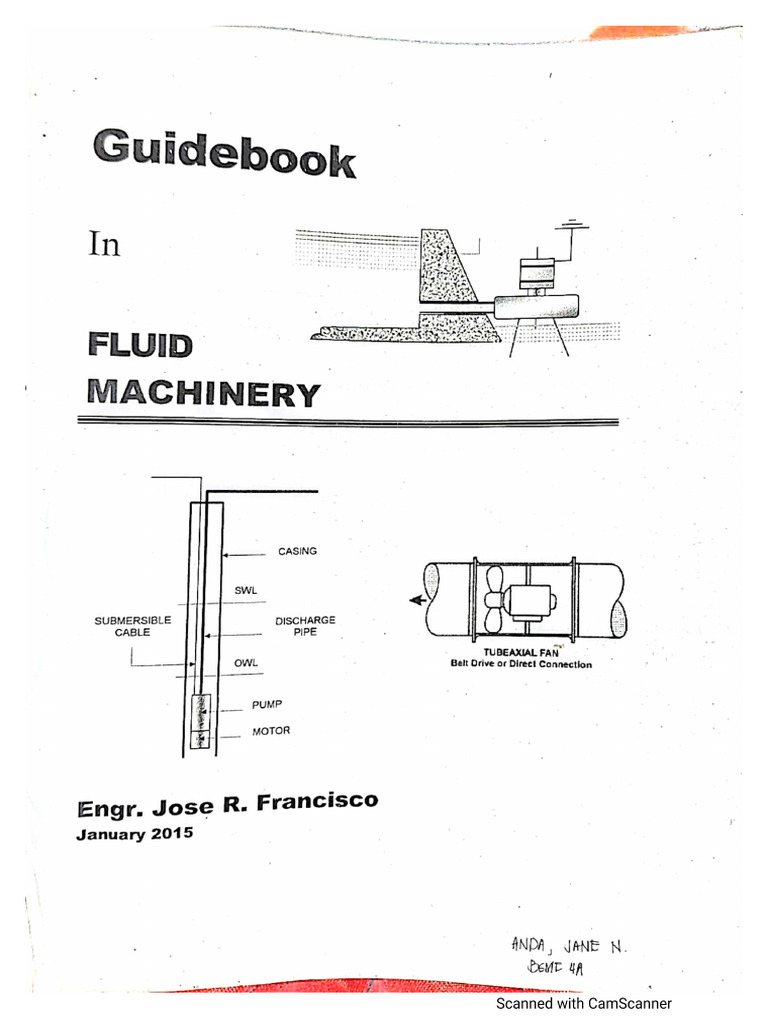 Fluid Machinery Guidebook by Engr. Jose R. Francisco | PDF