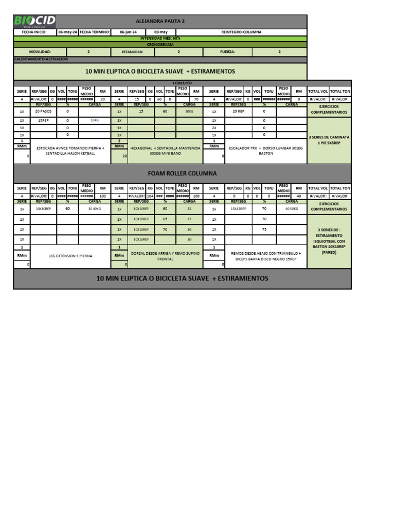 Alejandra Pauta 2 | PDF | Entrenamiento con pesas