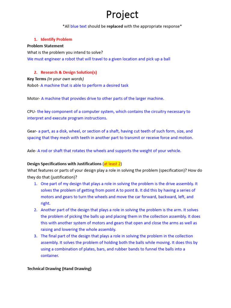 Robots Project Report - Armaan Ailani | PDF | Axle | Gear