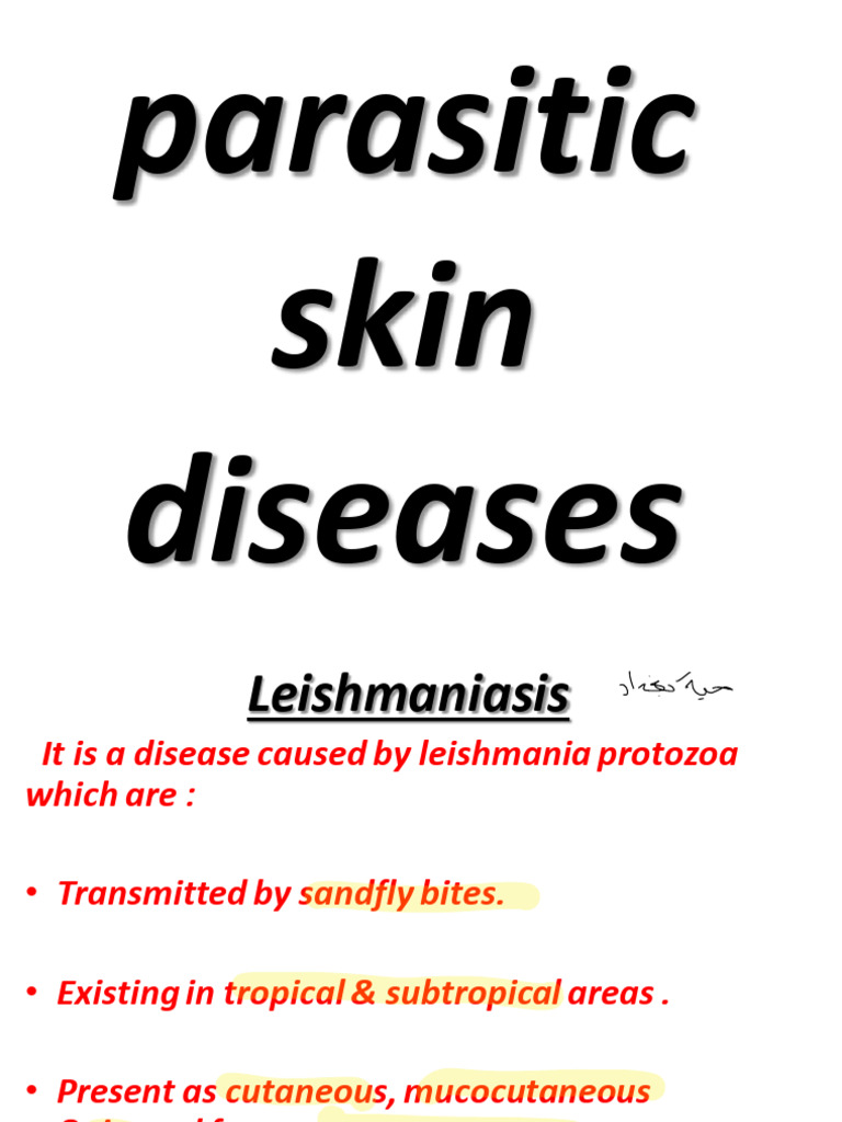 13-Parasitic Skin Disease | PDF | Dermatology