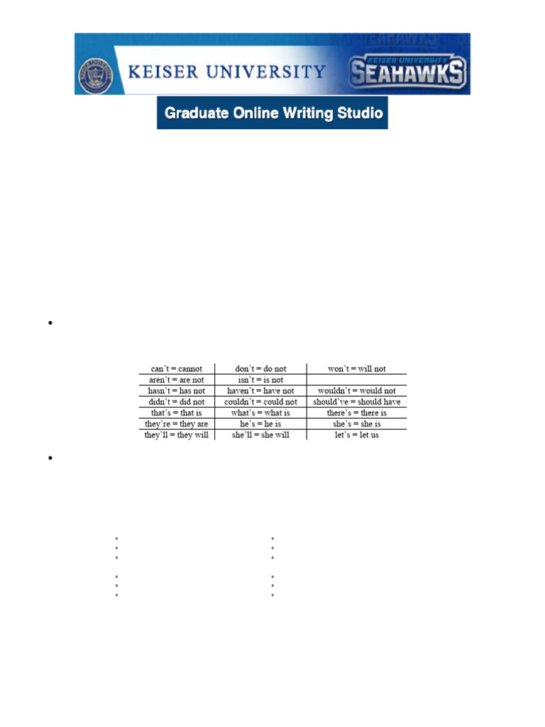 Formal Academic Writing Guidelines | PDF | Acronym | Grammatical Number