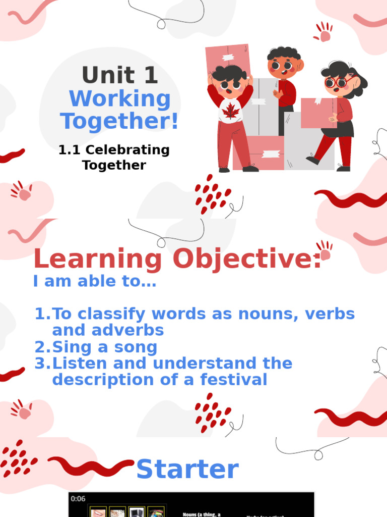 Lesson 1&2 - 1 - 1 Celebrating Together | PDF