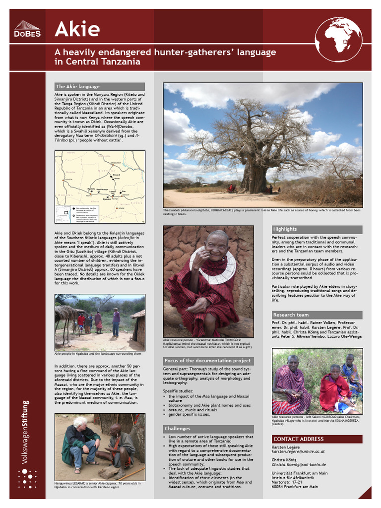 Akie People and Language | PDF | Tanzania