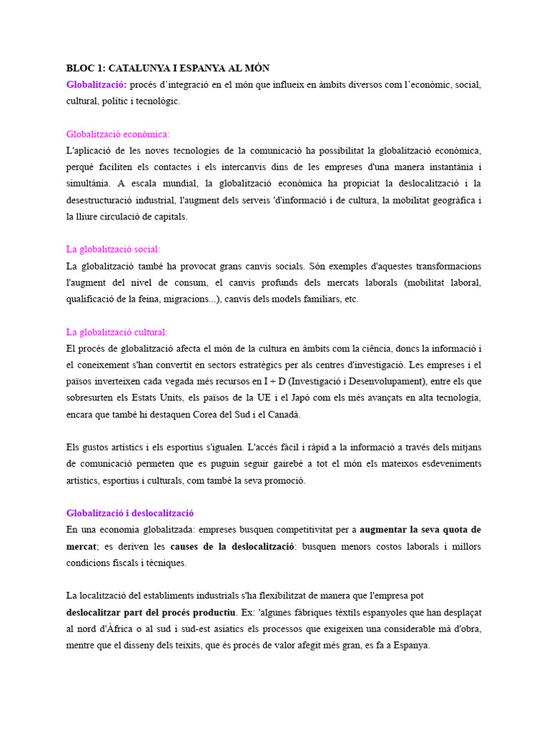 Resum Geografia Sele | PDF