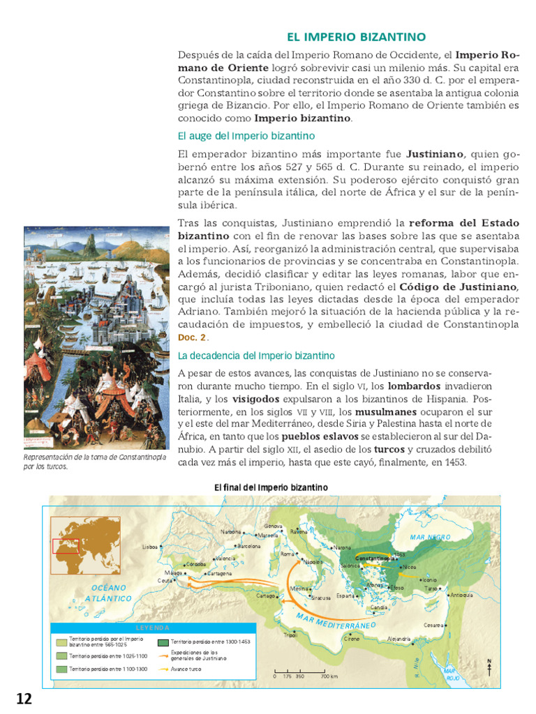 El auge y caída del Imperio bizantino | PDF | imperio Bizantino | Santo ...