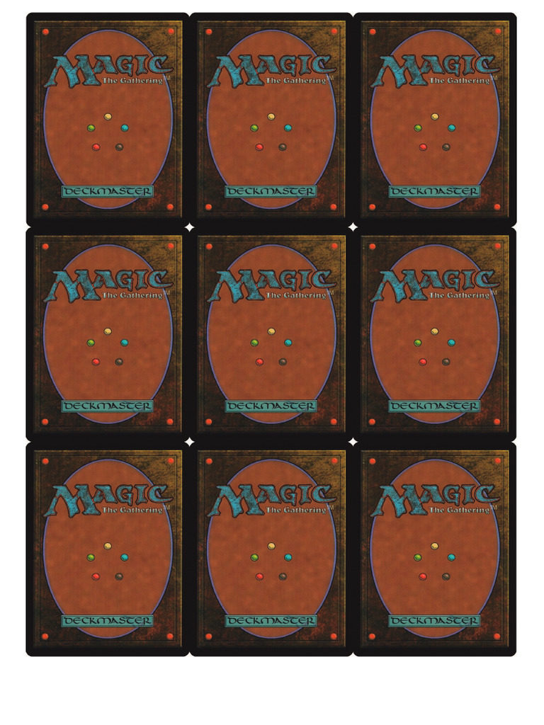 Verso Magic Proxies | PDF