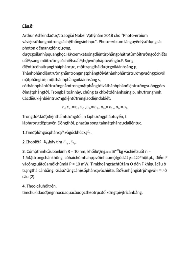 Nhíp quang học chx xong | PDF