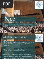 Model UN Position Paper Guide | PDF | Globalization | International ...
