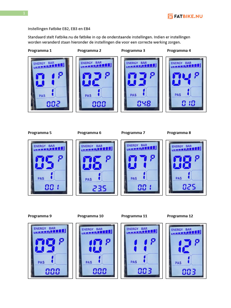 Fatbike.nu-Instellingen-Fatbike-EB2_EB3_EB4 | PDF