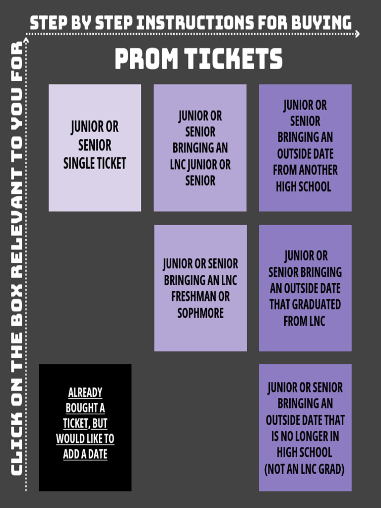 Prom Ticket Purchase Instructions | PDF | Pay Pal | Payments
