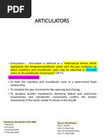Semi - Adjustable Articulators | PDF