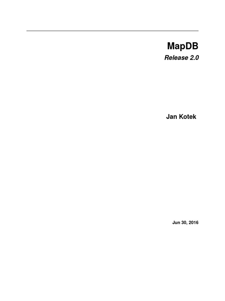 mapdb-manual-20 | PDF | Computer Engineering | Computer Programming