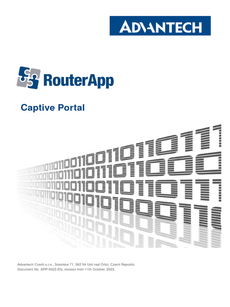 Captive Portal Application Note 20231010 | PDF | World Wide Web ...