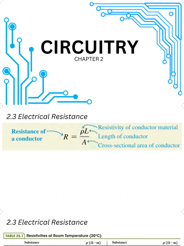 Week 1 Circuitry | PDF