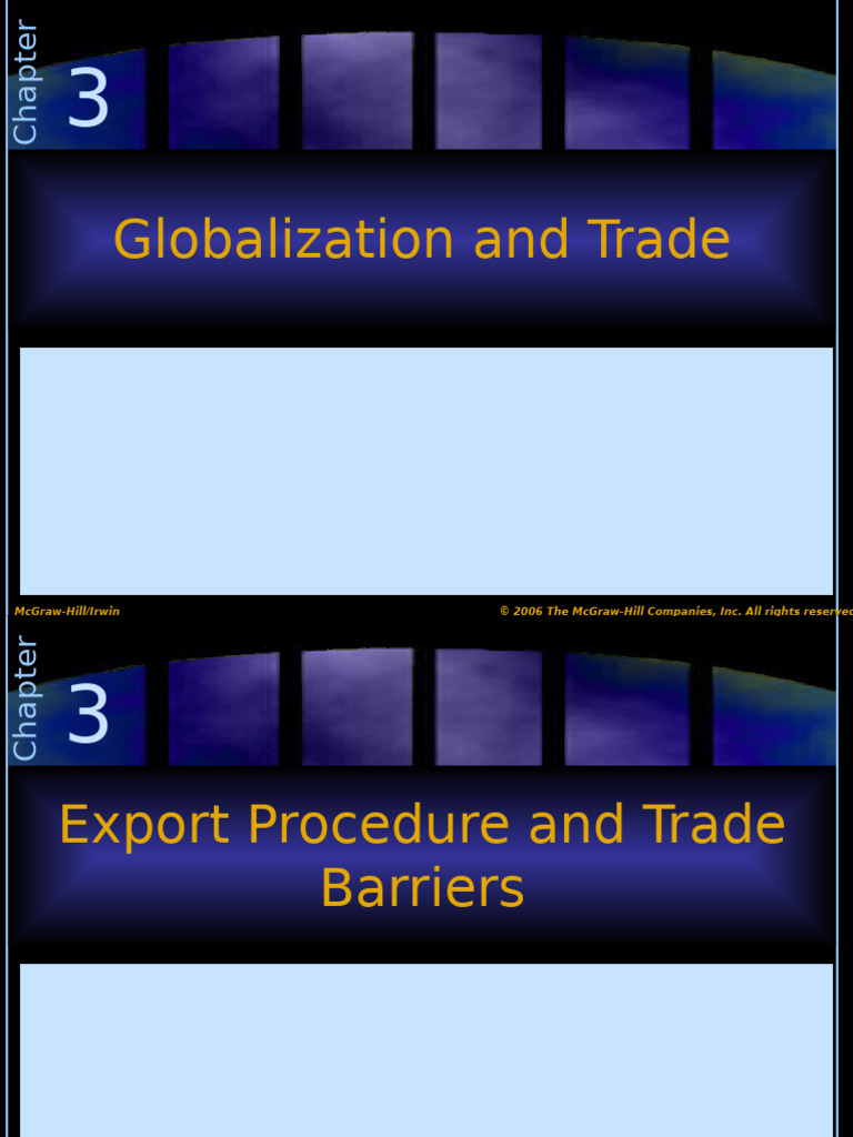 Export Procedures and Trade Barriers | PDF | Dumping (Pricing Policy ...