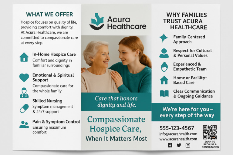 Acura Health Care - Hospice Brochure | PDF