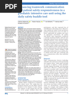 Template On Daily Huddle | PDF | Patient Safety | Health Care