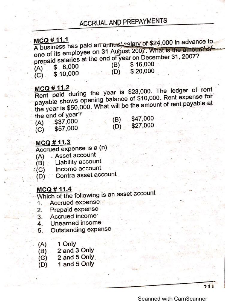 Accruals and Prepayments | PDF