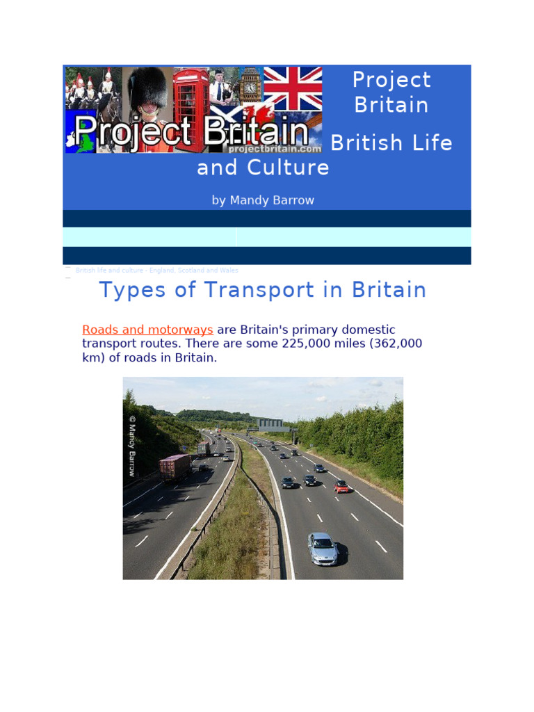 Project Britain Transportation | PDF | Bus | Rapid Transit