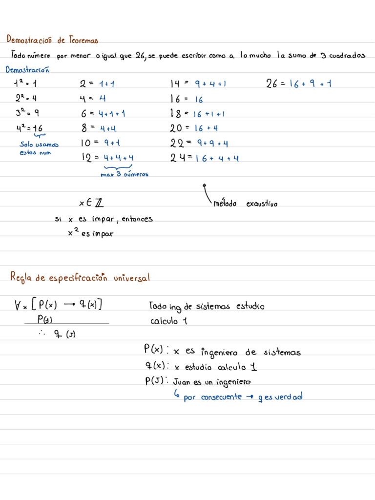 Demostracion de Teoremas | PDF | Matemáticas | Lógica matemática