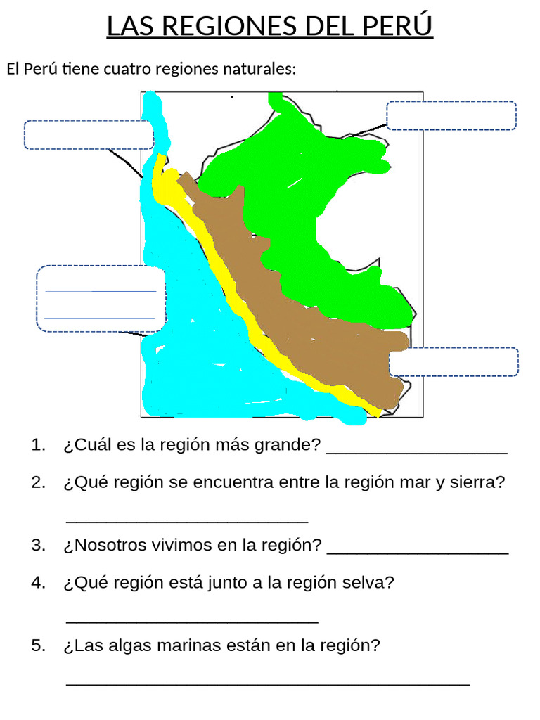 Las Regiones Del Perú | PDF