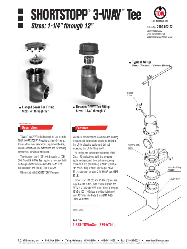 Three Way Tee | PDF | Mechanical Engineering
