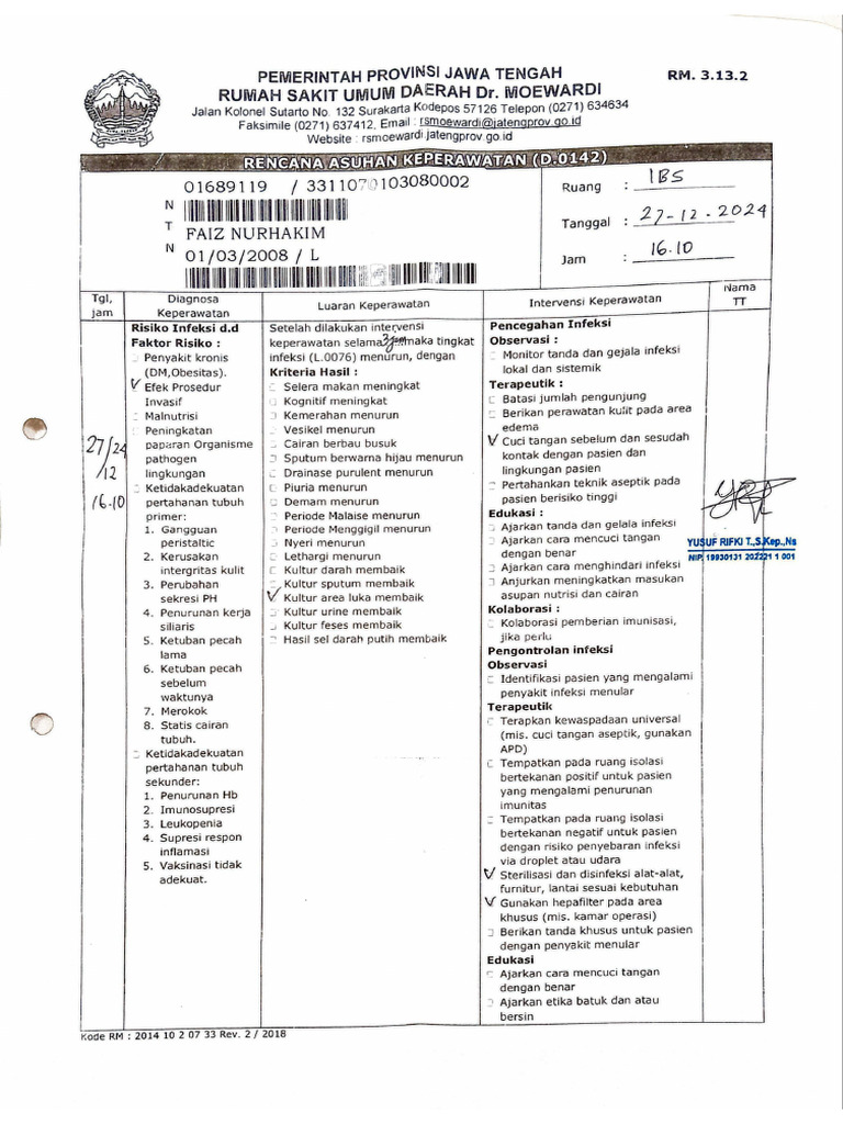 risiko infeksi | PDF