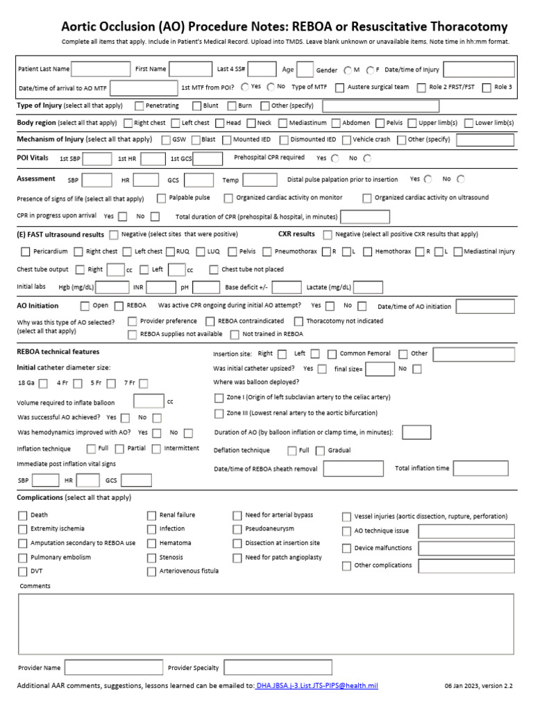 Aortic_Occlusion_Procedure_Notes | PDF | Medical Specialties ...