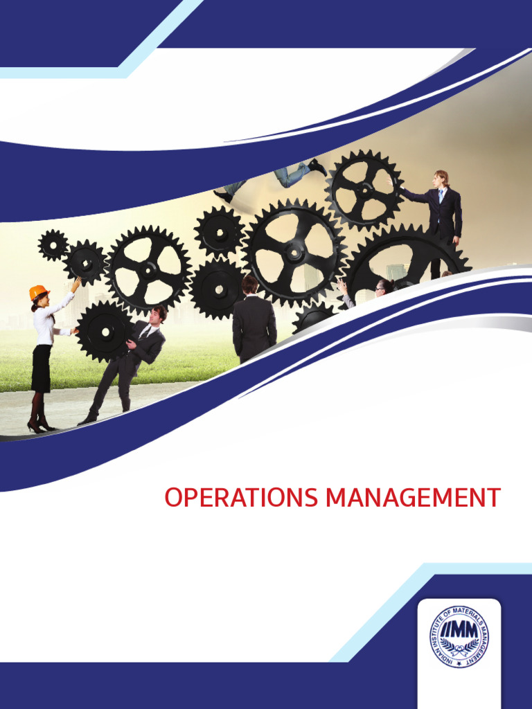 Iimm Operations Management Locked Book Revised | PDF | Operations ...