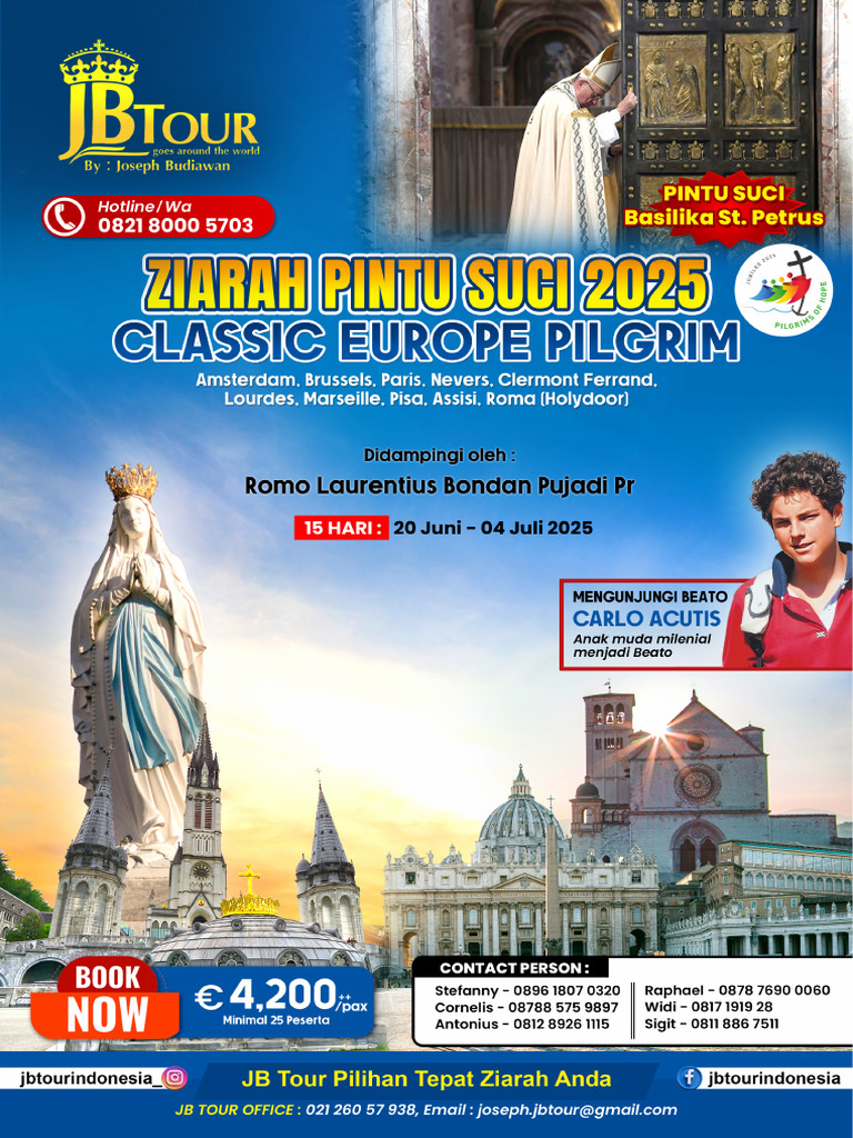 PINTU SUCI CEP 15H - 20 Jun 2025 Libur Sekolah - Romo Laurentius Bondan Pujadi PR | PDF