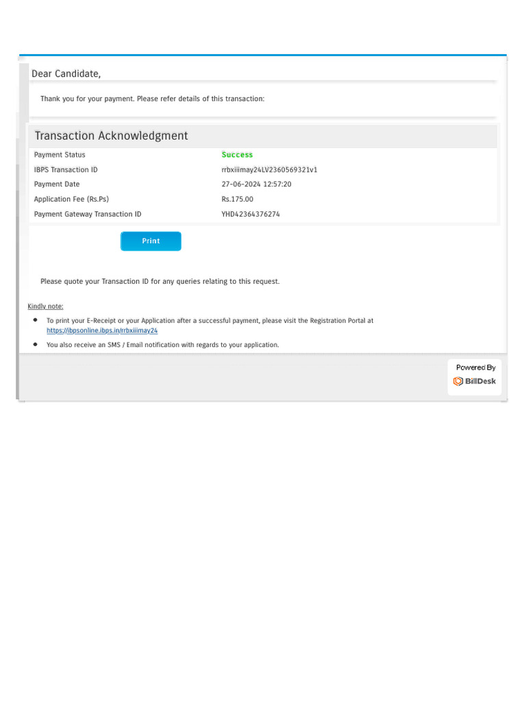 BillDesk Payment Gateway | PDF