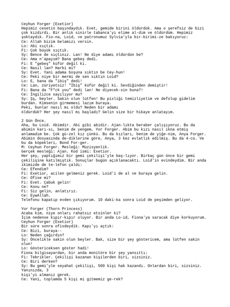 Spy X Family Code White (1995) - 240608 - 161350 | PDF