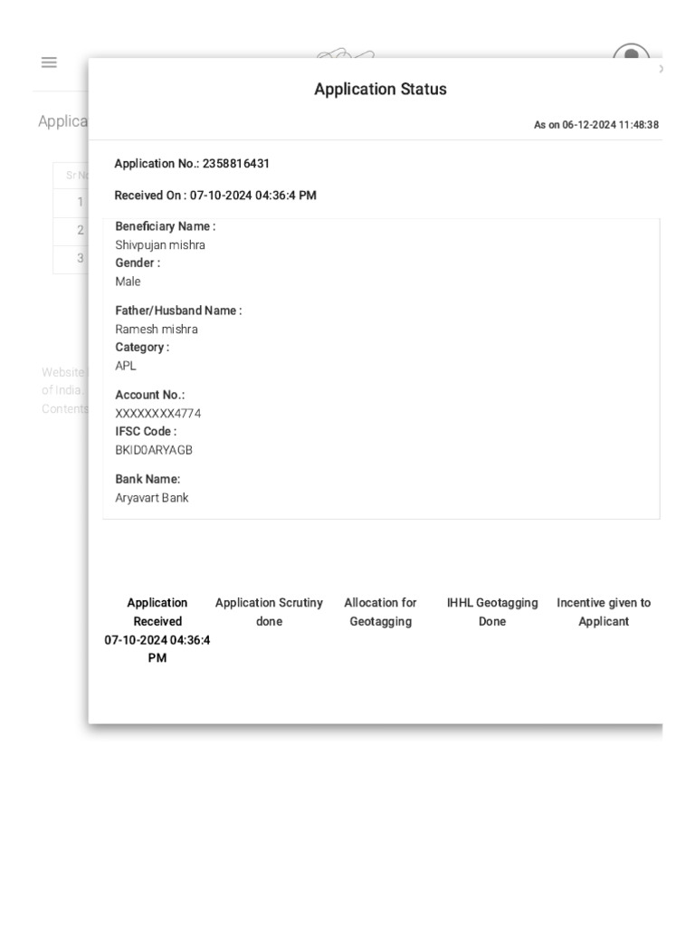 Application Status Tracking Guide | PDF