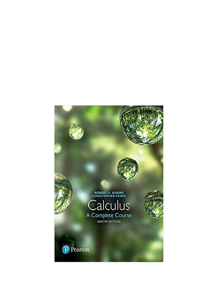 (Ebook PDF) Calculus: A Complete Course 9Th Edition by Robert A. Adams ...