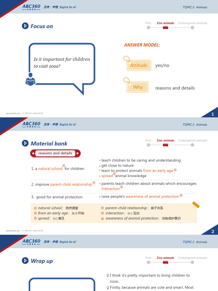 Unit 2 Lesson 2 Zoo Animals | PDF | Zoo