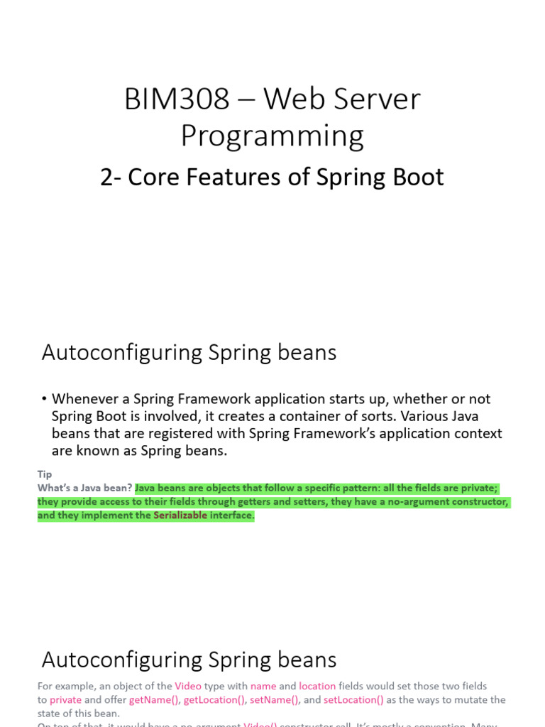 Spring Boot Autoconfiguration Guide | PDF | Spring Framework | Computer ...