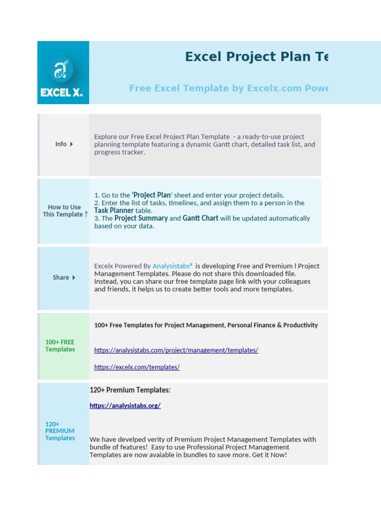Excel Project Plan Template 2025 | PDF | Microsoft Excel | License