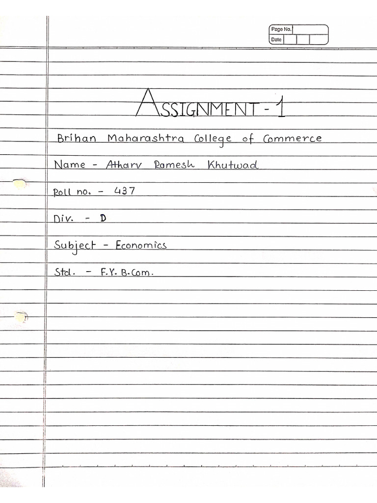 Atharv Khutwad Eco Assign. | PDF