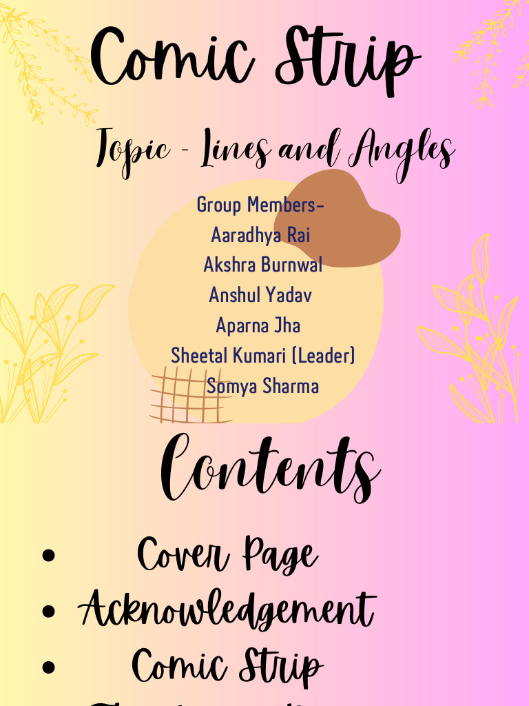 Blue and White Illustrative 3 Panel Comic Strip | PDF | Angle ...