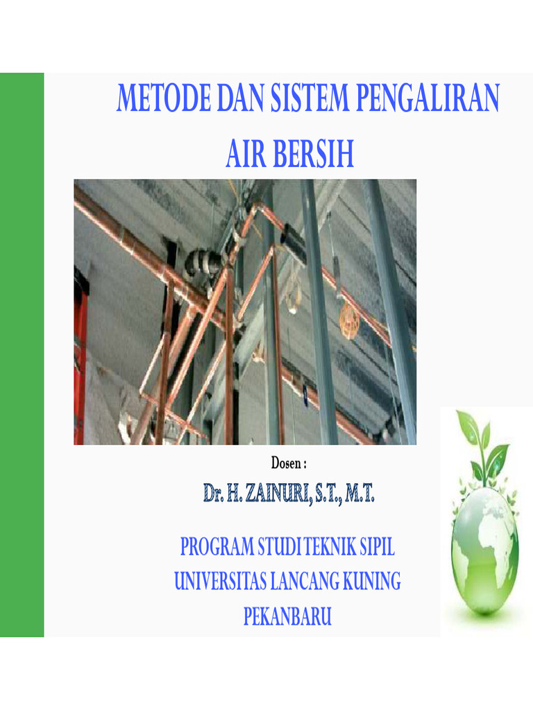 Metode Pengaliran Air Bersih | PDF