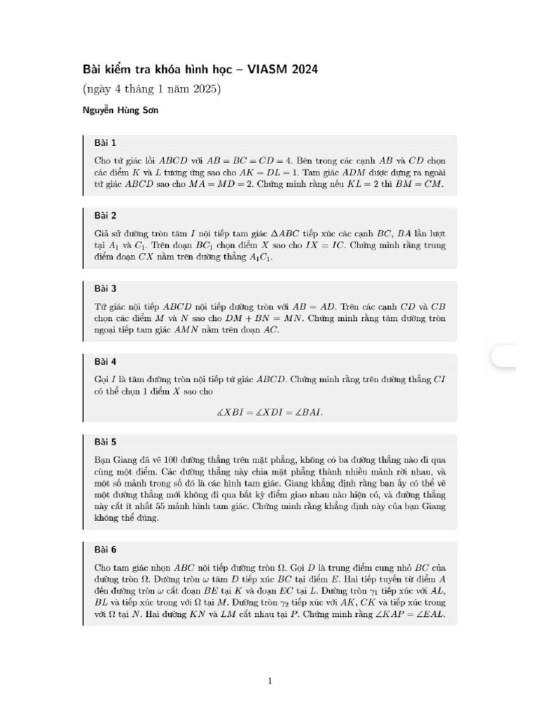 đề thi viasm | PDF