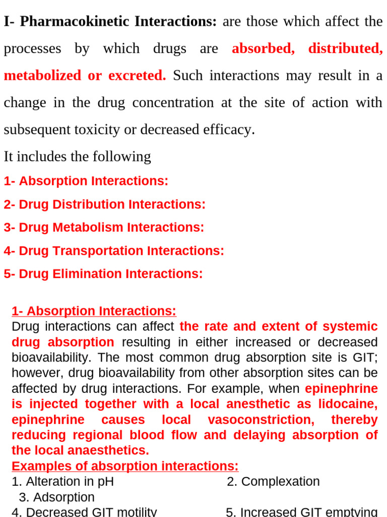 Drug Drug Interaction | PDF | Drug Metabolism | Kidney
