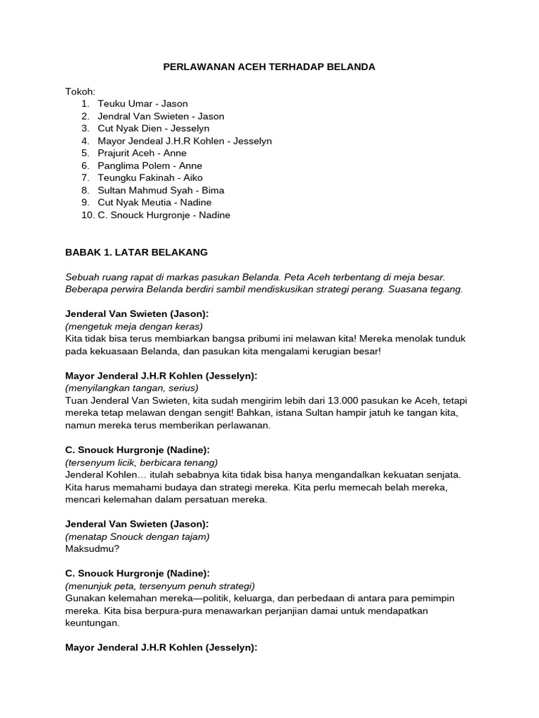 PERLAWANAN ACEH | PDF